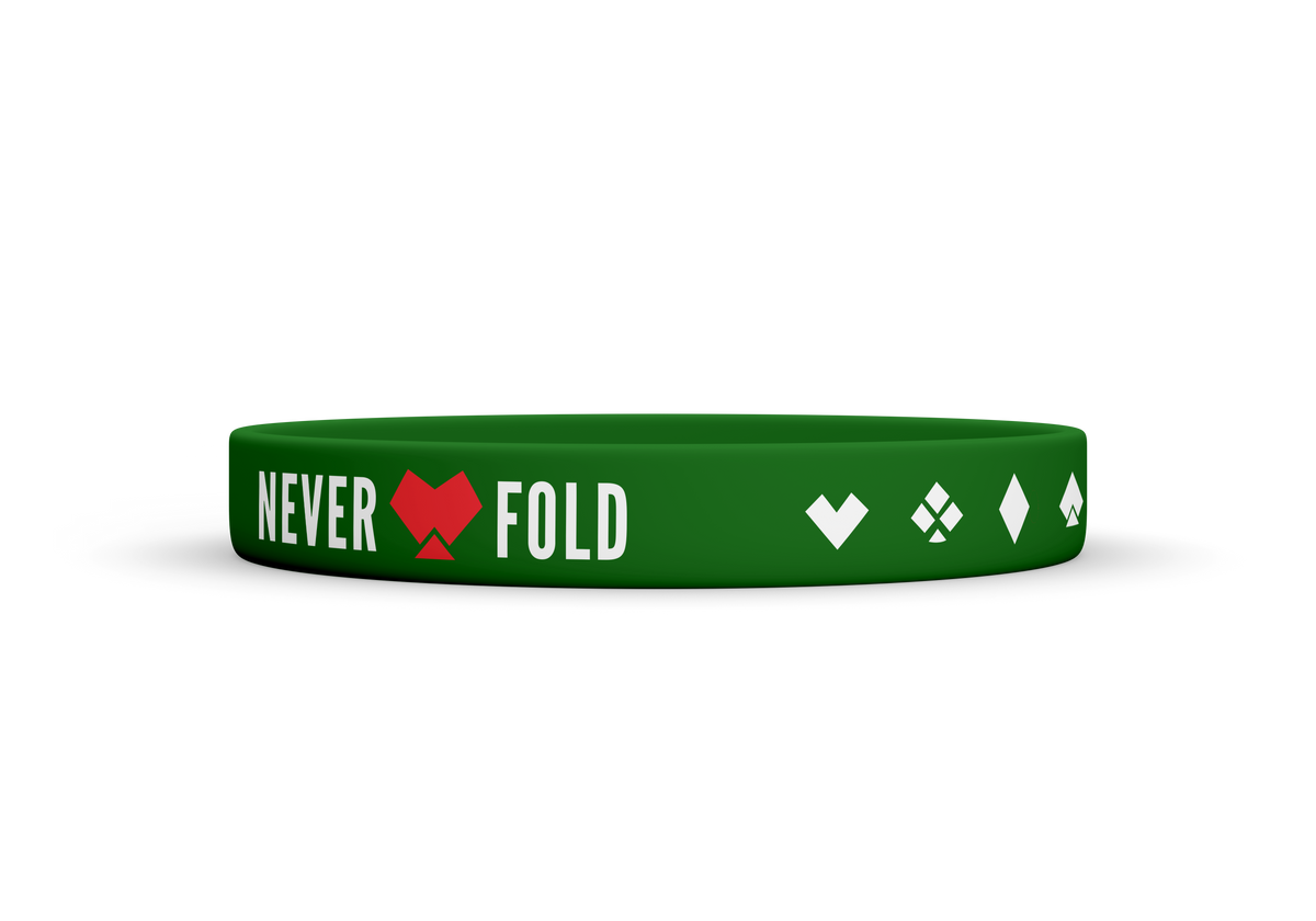 Never Fold Baller Wristband | Green